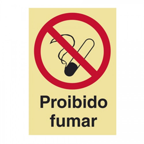 SINAL PROÍBIÇÃO "PROIBIDO FUMAR" P1675"