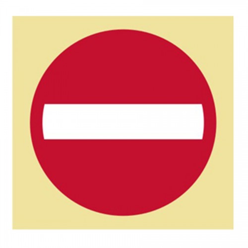 SINAL PROÍBIÇÃO "SENTIDO PROIBIDO" P1710"